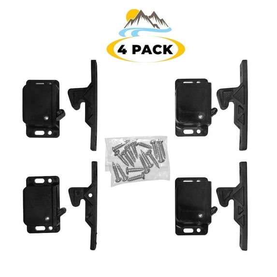 Camp'N 4 Pack RV Cabinet Door Latch - RV Drawer Latches and Catches for ...