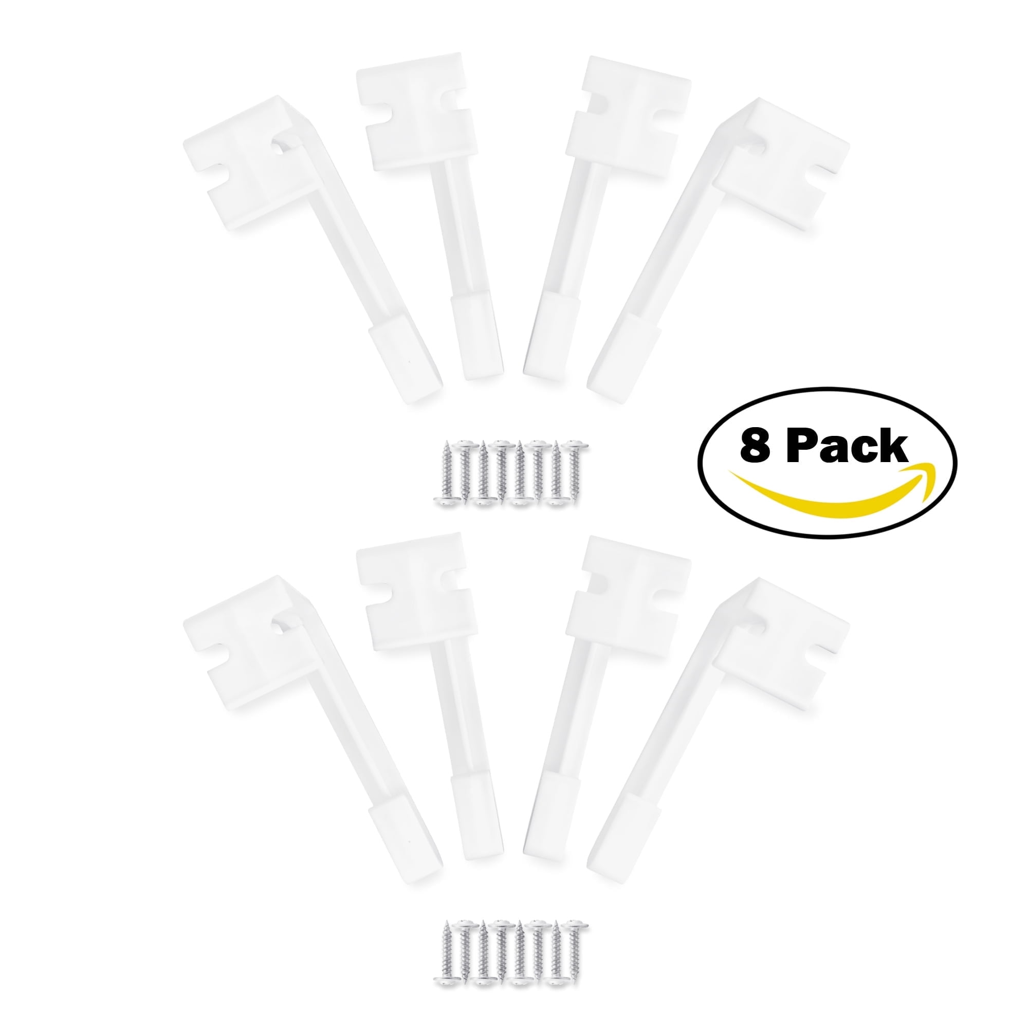 Camp'N Traditional RV Curtain Holder Clips, White, 8 Count - Walmart.com