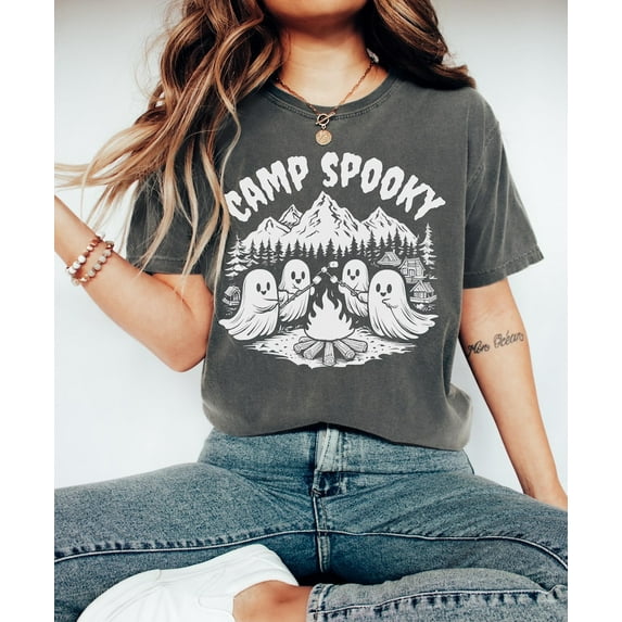 Camp Spooky Summerween Shirt , Summer Halloween Tshirt, Spooky Summer ...