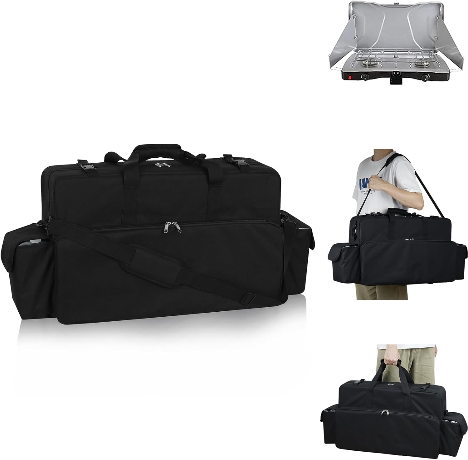 Camp Stove Carry Bag, Heavy Duty Portable Camping Stove Carrying Case ...