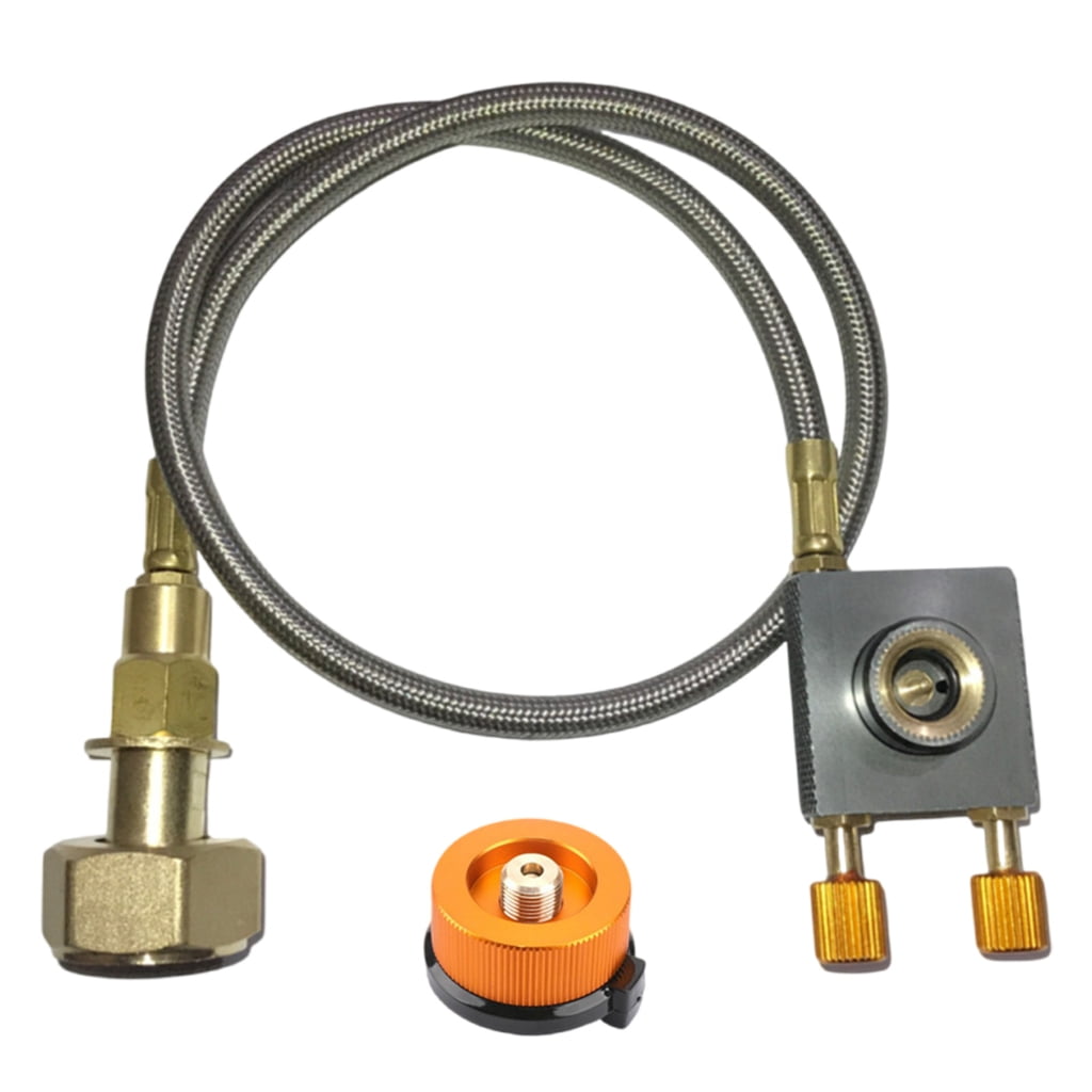 Camp Stove Connectors Picnics Gas Converter Cylinders Canister Adapter ...