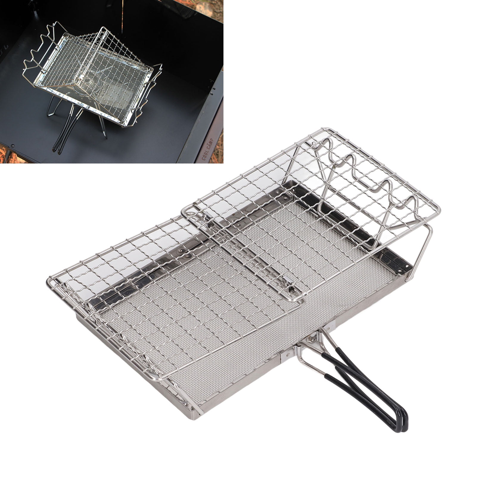 Camp Stove Toaster, Portable Folding Camp Stove Toaster, Tin Plate ...