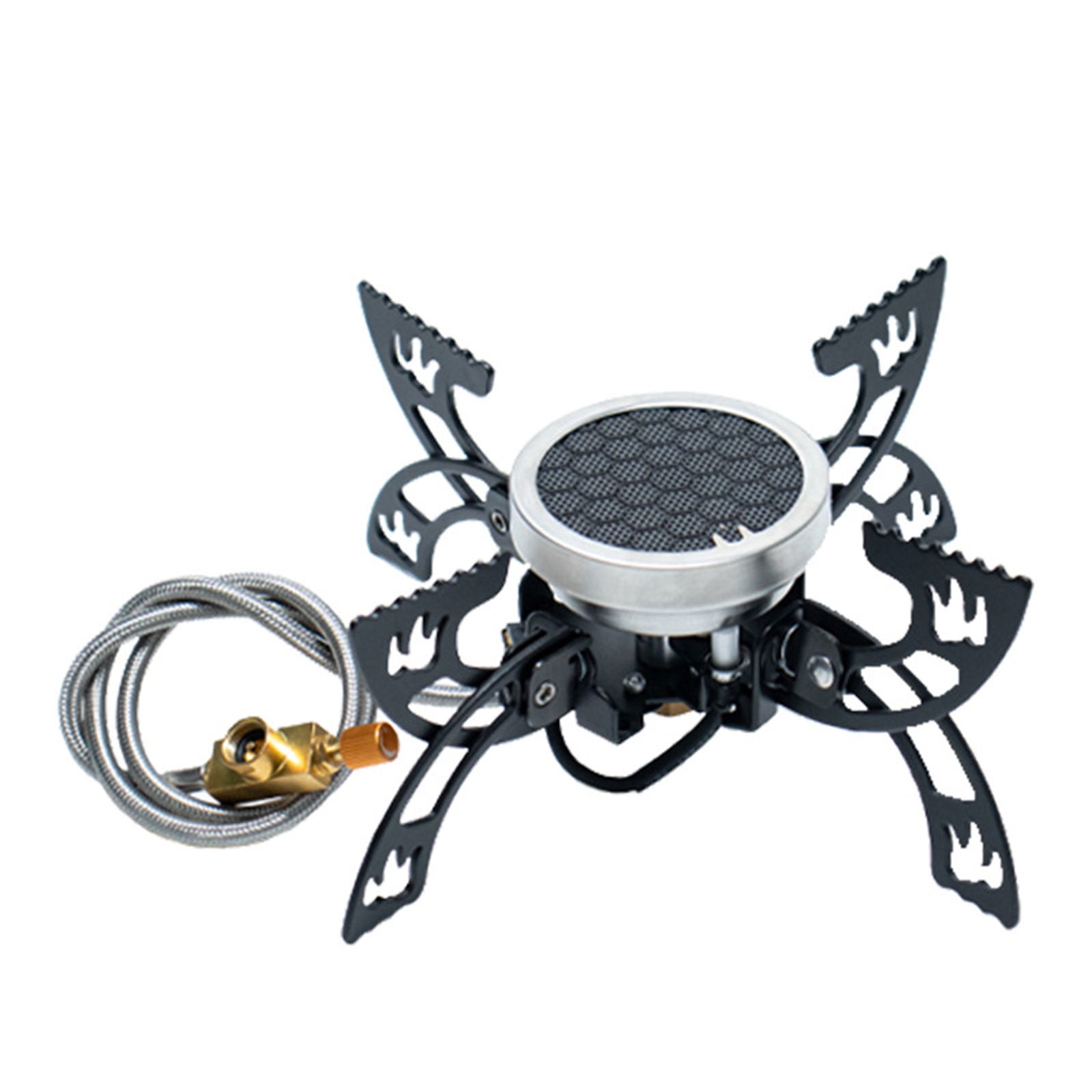 Camp Stove with Foldable Legs Support High Efficiency Burners for ...