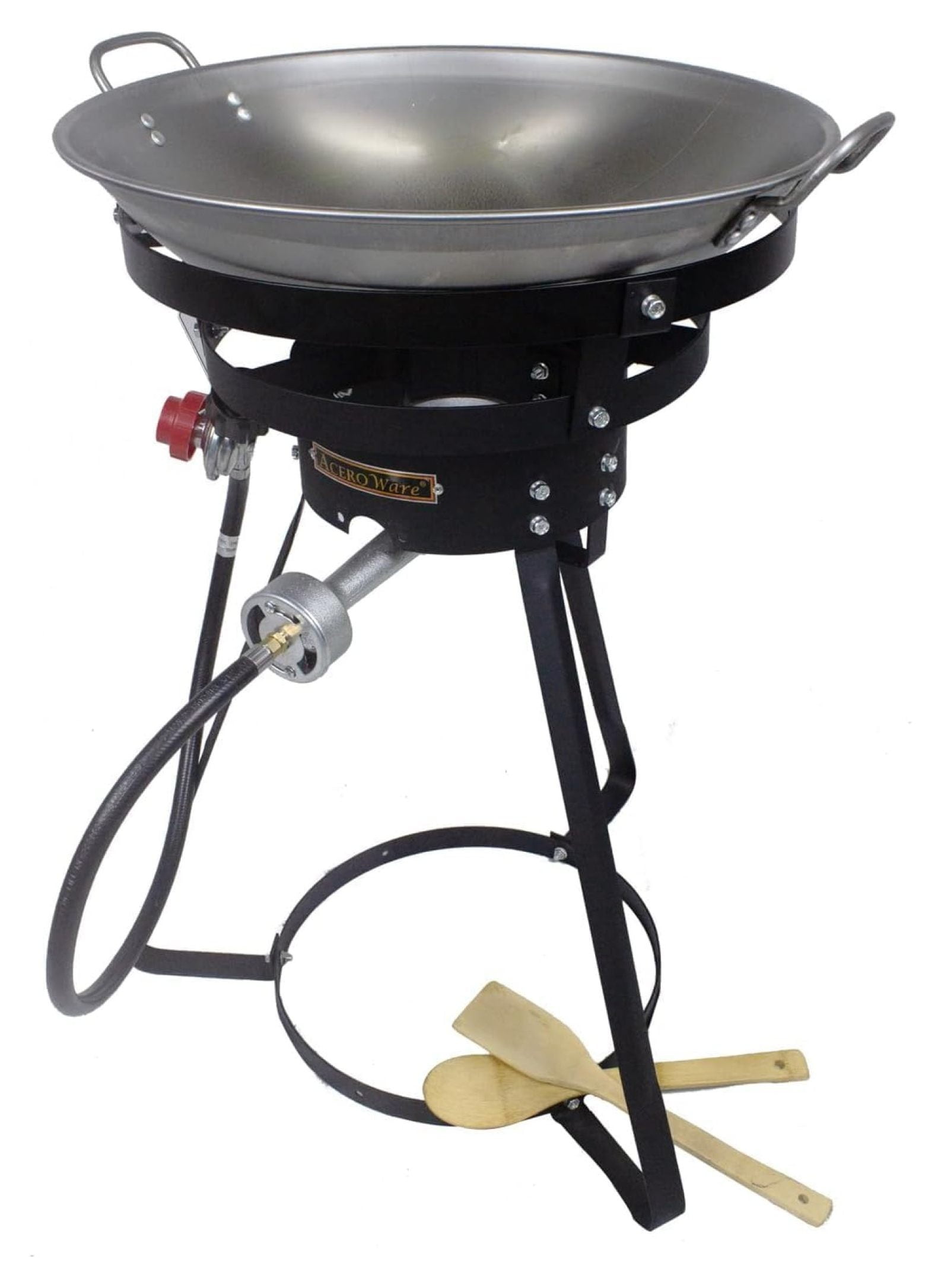 Camp Stove with Wok-24" Portable Propane Outdoor Cooker - Walmart.com