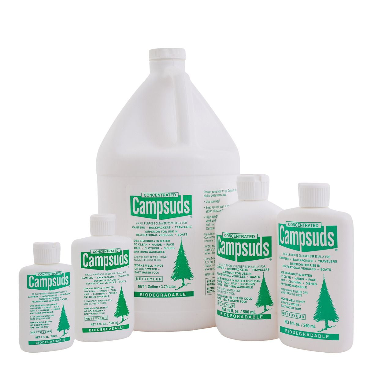 Campsuds Outdoor All Purpose Soap - Biodegradable -Environmentally ...