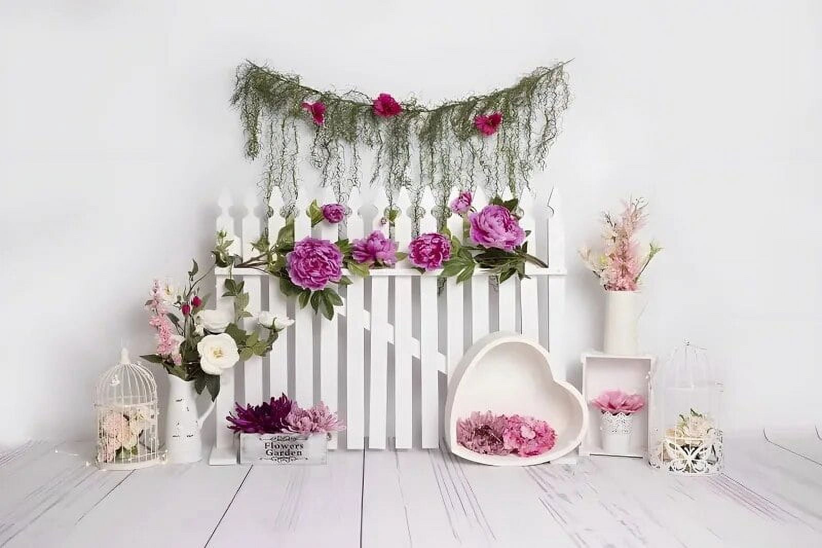 Camp Tent Garden Flower Birthday Scence Photo Background Girl Baby ...