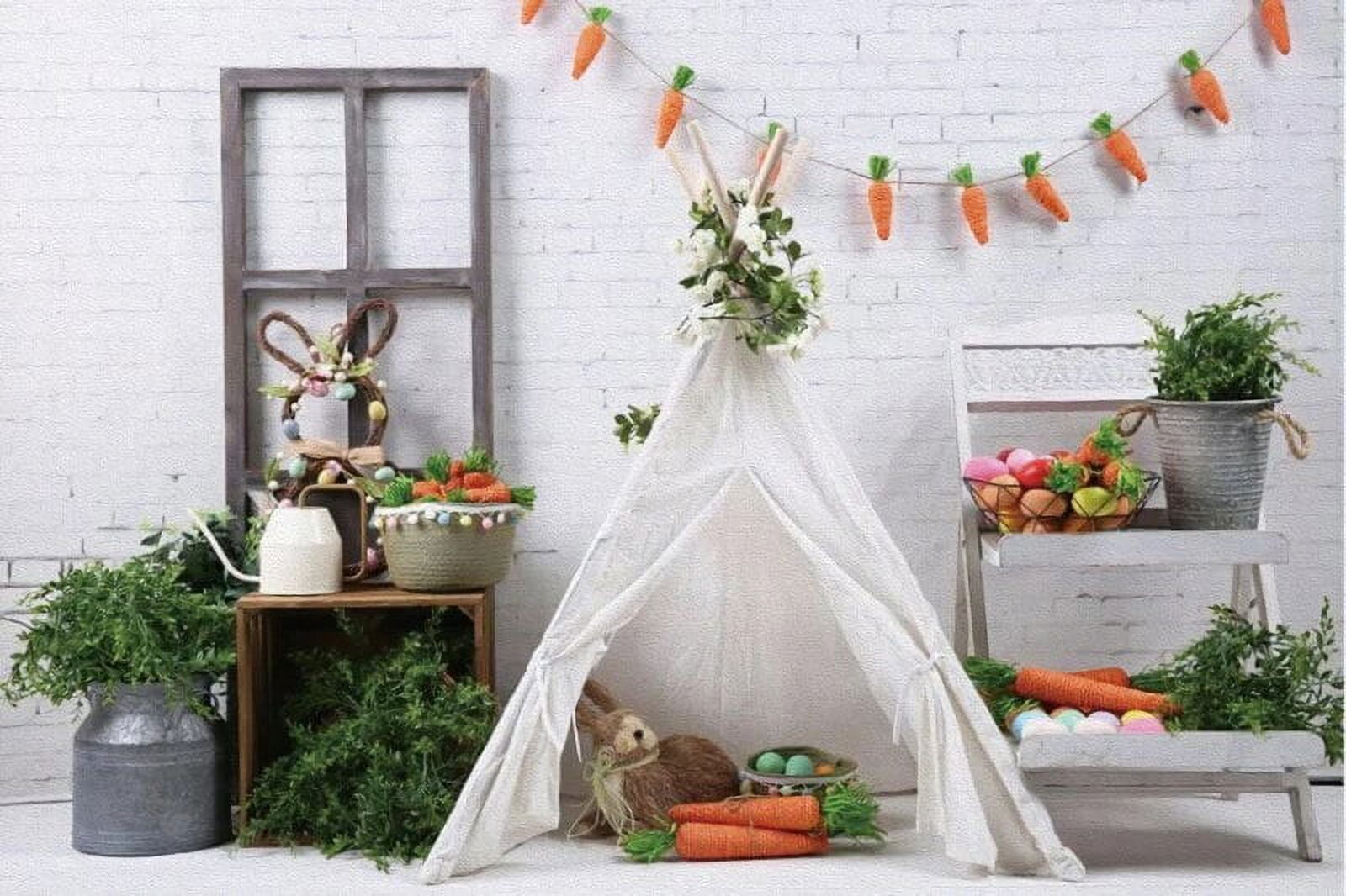 Camp Tent Garden Flower Birthday Scence Photo Background Girl Baby ...