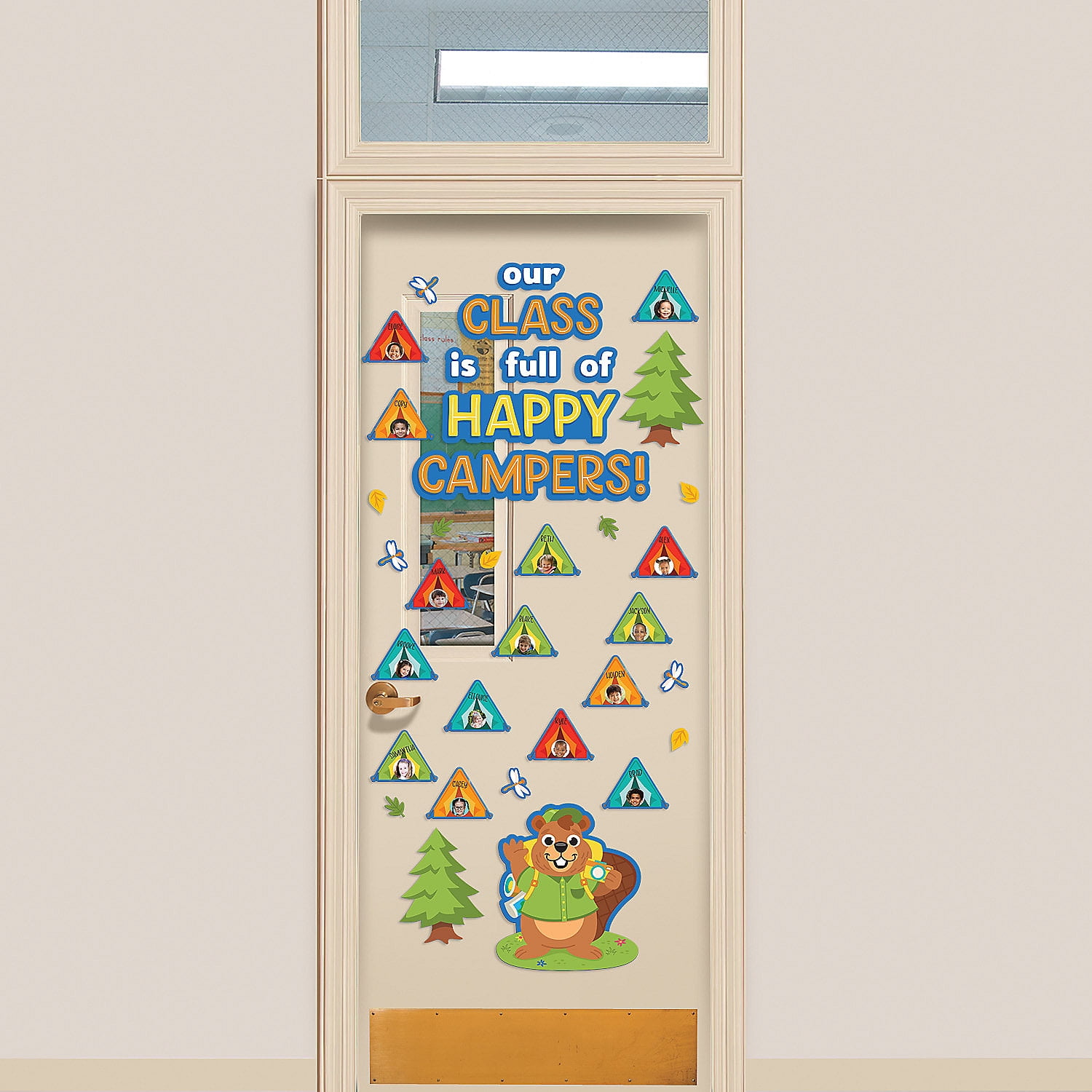 Camp Theme Classroom Door Decorating Kit - 55 Pc. - Walmart.com