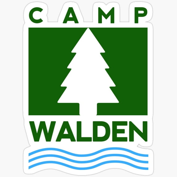 Camp Walden Sticker Phone Decal Water Bottle Stickers Car Decals ...