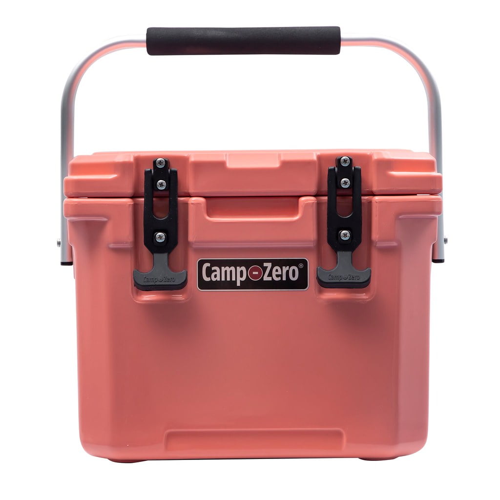 CAMP-ZERO 10 Liter 10.6 Quart Cooler with 2 Molded In Cup Holders ...