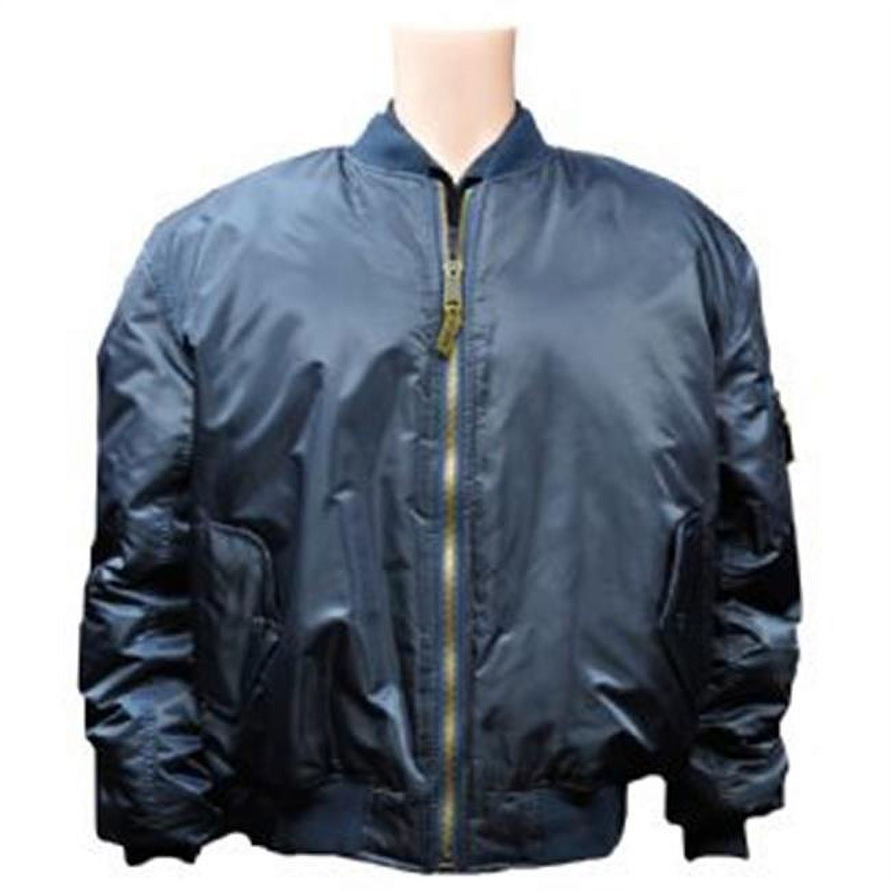CampCo HMV-MA1-BL-L 30 oz., MA1 Flight Jacket - Blue - Walmart.com