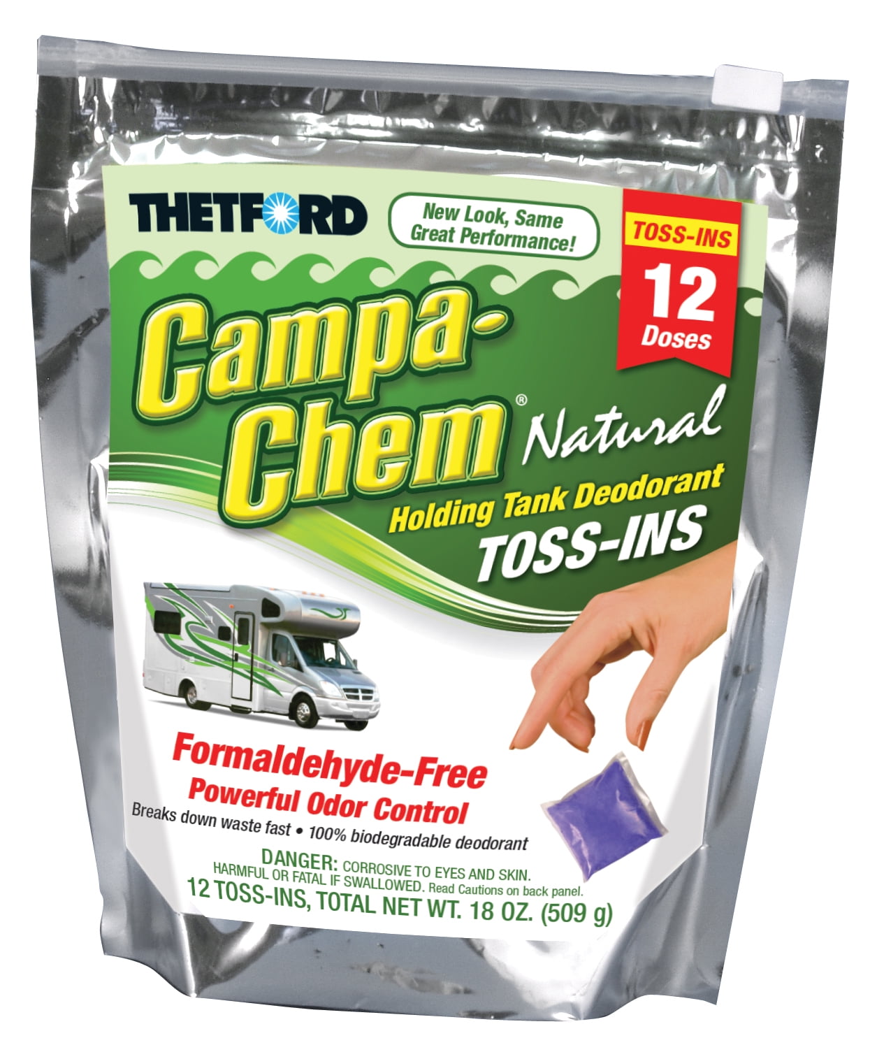 Thetford 36539 Campa-Chem Natural RV Tank Treatment - Deodorizer ...