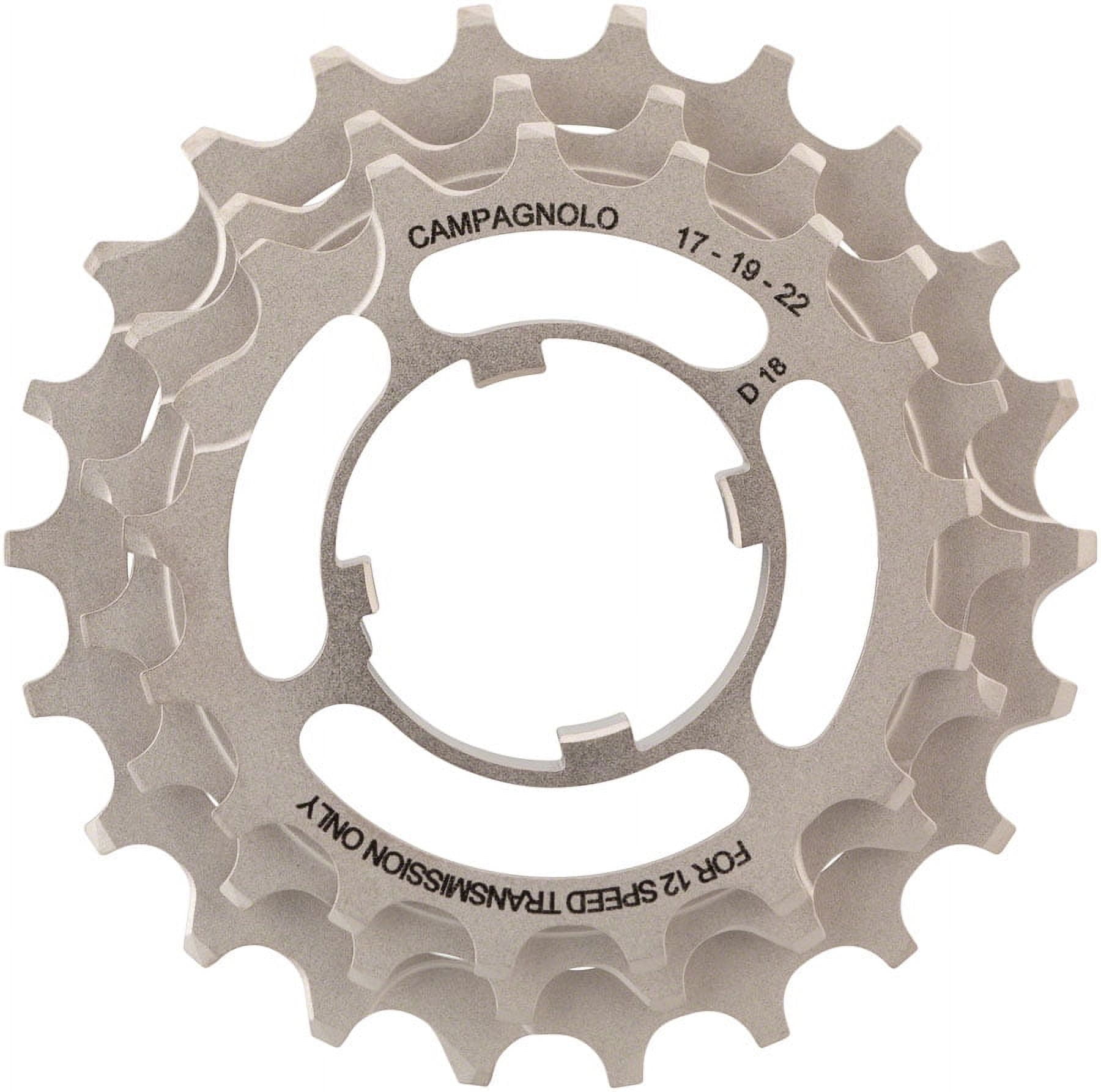 Campagnolo 12-Speed Cassette Cog & Carrier - Tooth Count: 17-19-22 ...