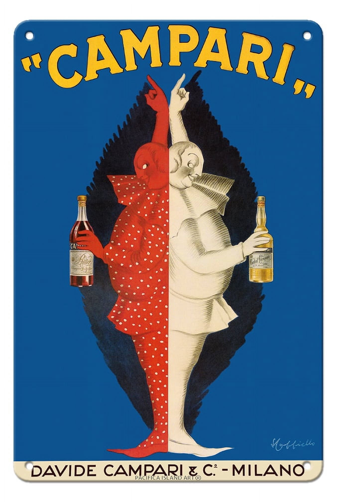 Campari - Davide Campari & Co. - Milano Italy - Vintage Advertising ...