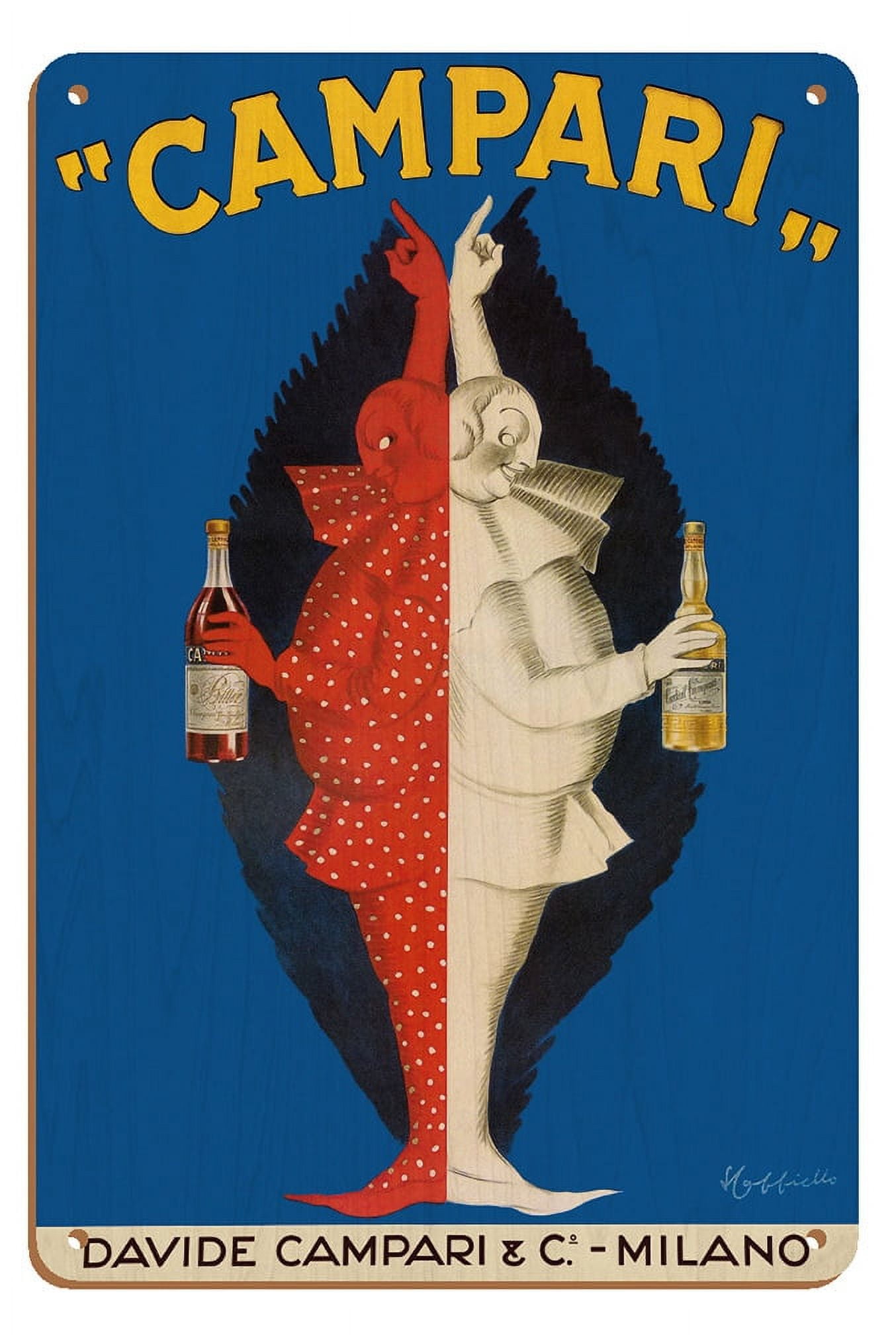 Campari - Davide Campari & Co. - Milano Italy - Vintage Advertising ...