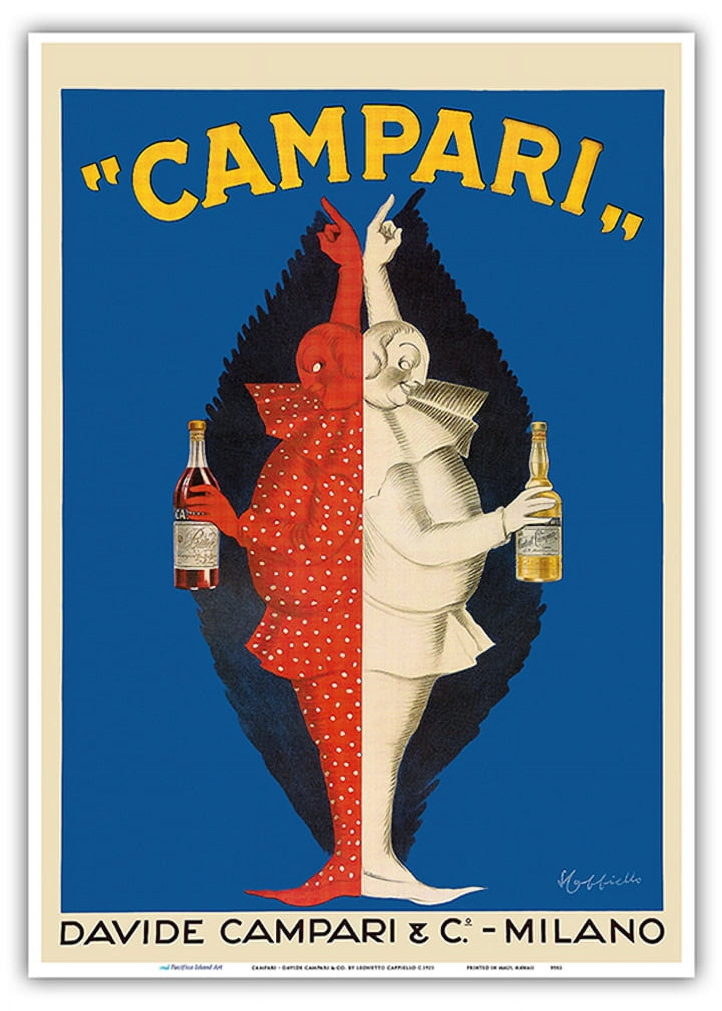 Campari - Davide Campari & Co. - Milano Italy - Vintage Advertising ...