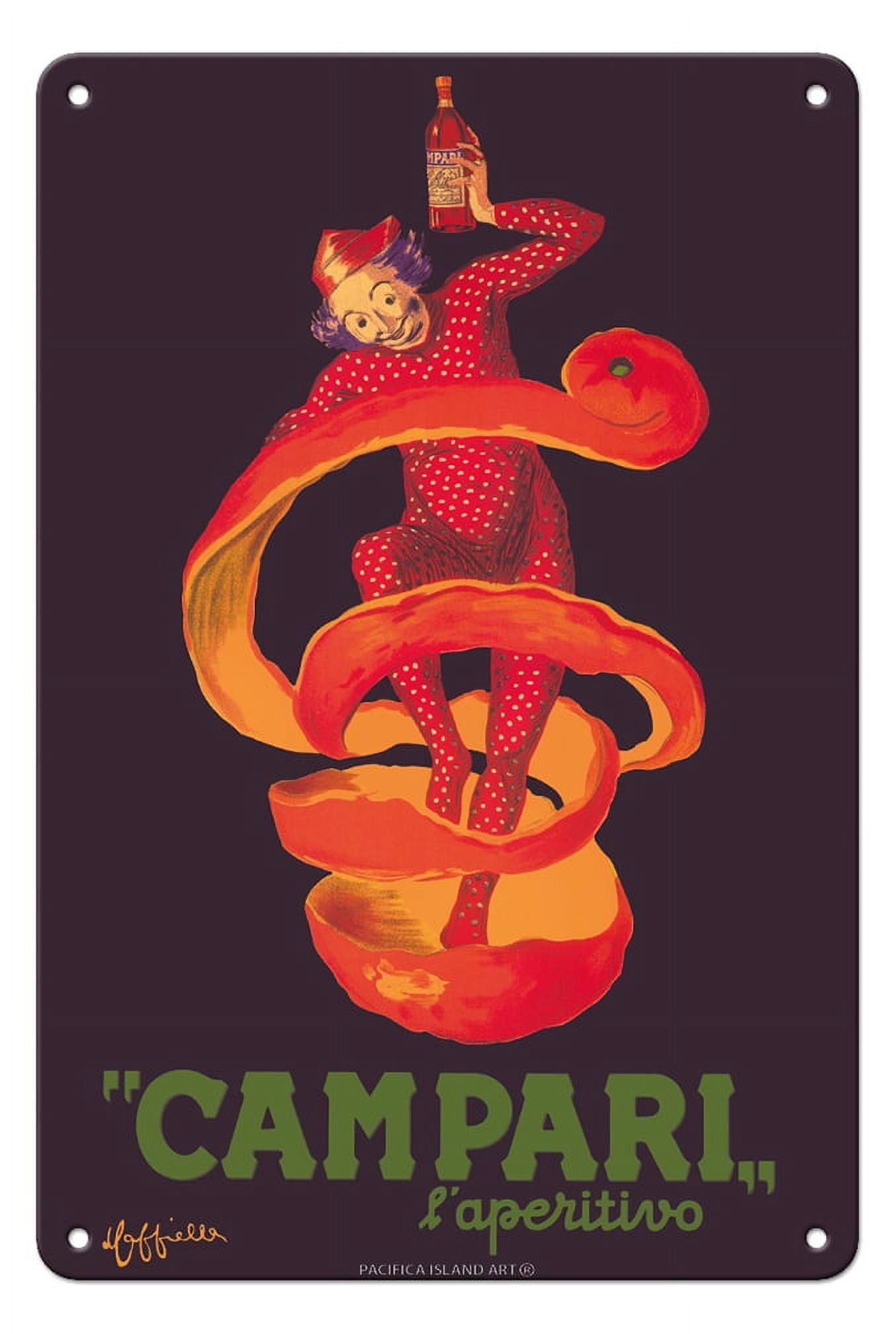 Campari L’Aperitivo (Campari Aperitif) - Clown Wrapped in Orange Peel ...