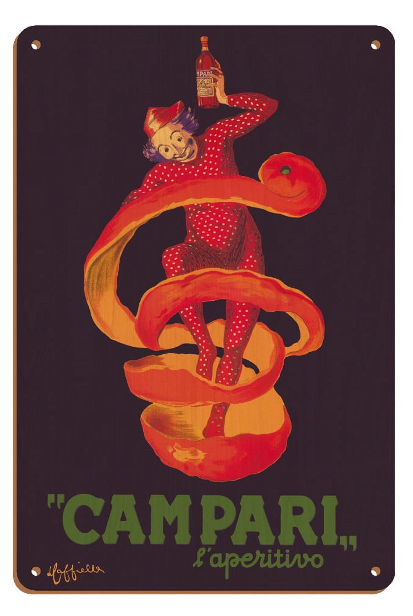 Campari L’Aperitivo (Campari Aperitif) - Clown Wrapped in Orange Peel ...