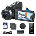 Campark 4K Camcorder 42MP Photo 30FPS Video Camera: Recording Action ...