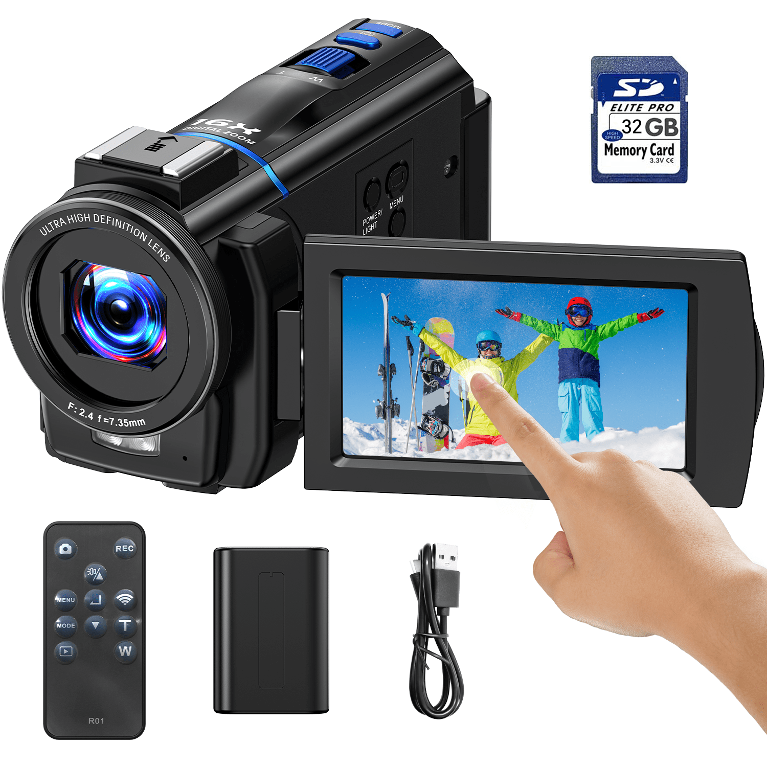 Campark 4K 48MP 30FPS Camcorder Video Camera - Walmart.com