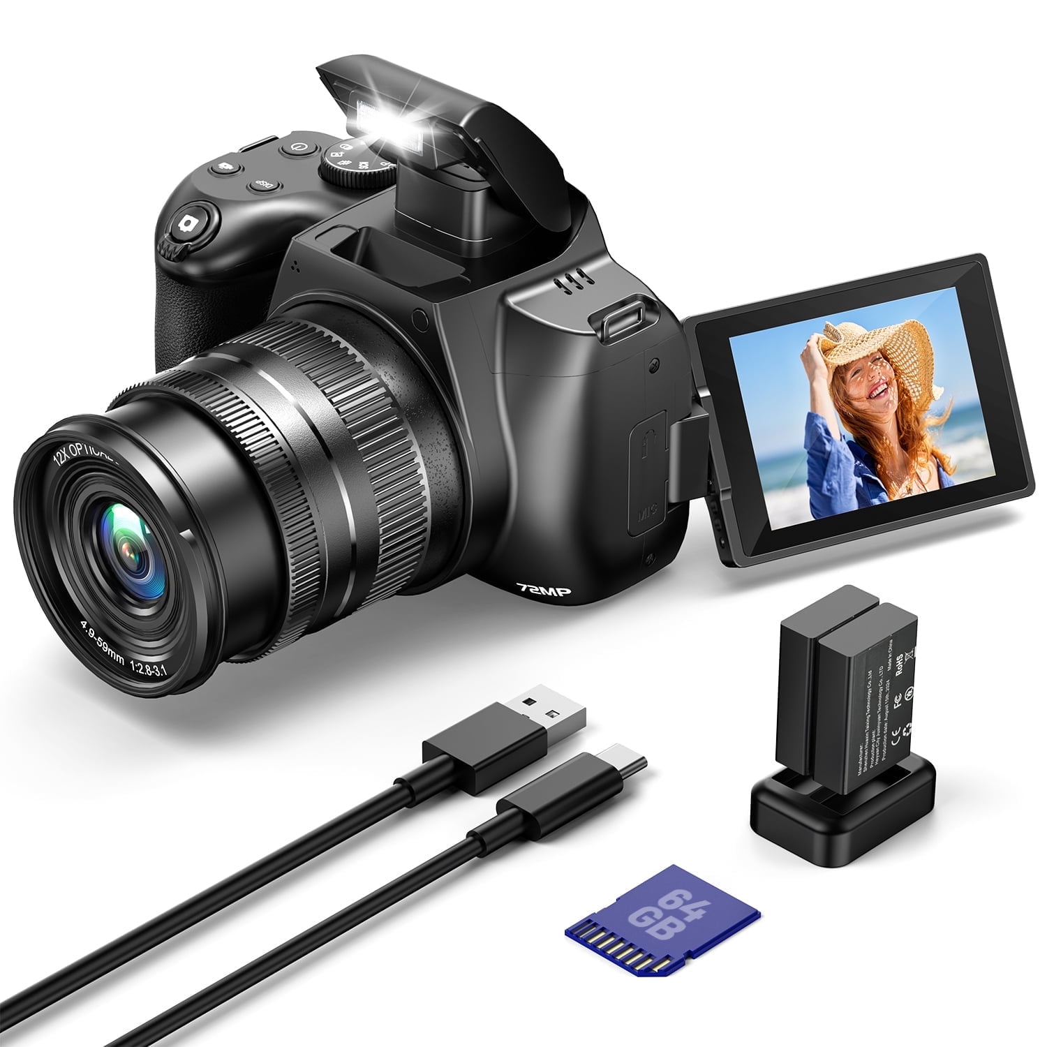 Campark 72MP Camera - Visual capture tools for schools - Walmart ...