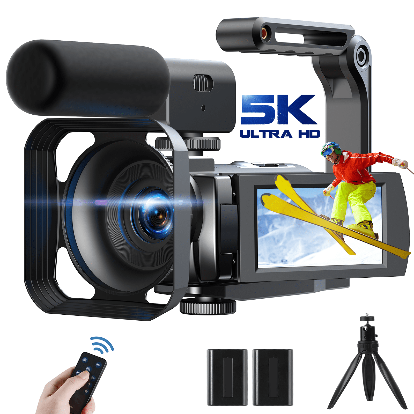 Campark AC12 5K 25FPS Video Camera 56MP Photo 3”Touch Screen Digital ...