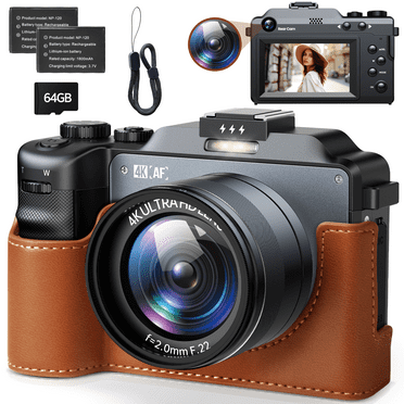 NBD Digital Camera 4K Ultra HD 48MP All-in-One Vlogging Camera with ...