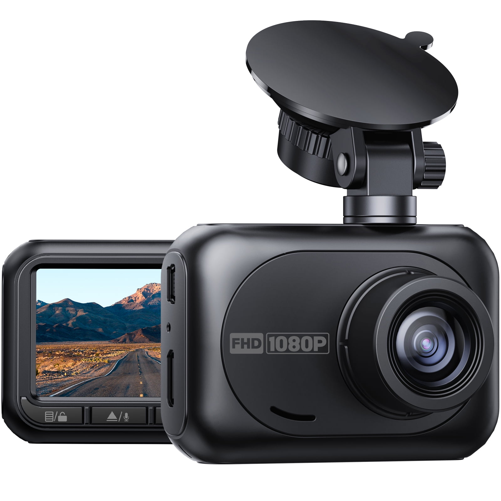 Campark Dash Cam 1080P, Dash Camera for Cars with Night Vision 2.45 ...