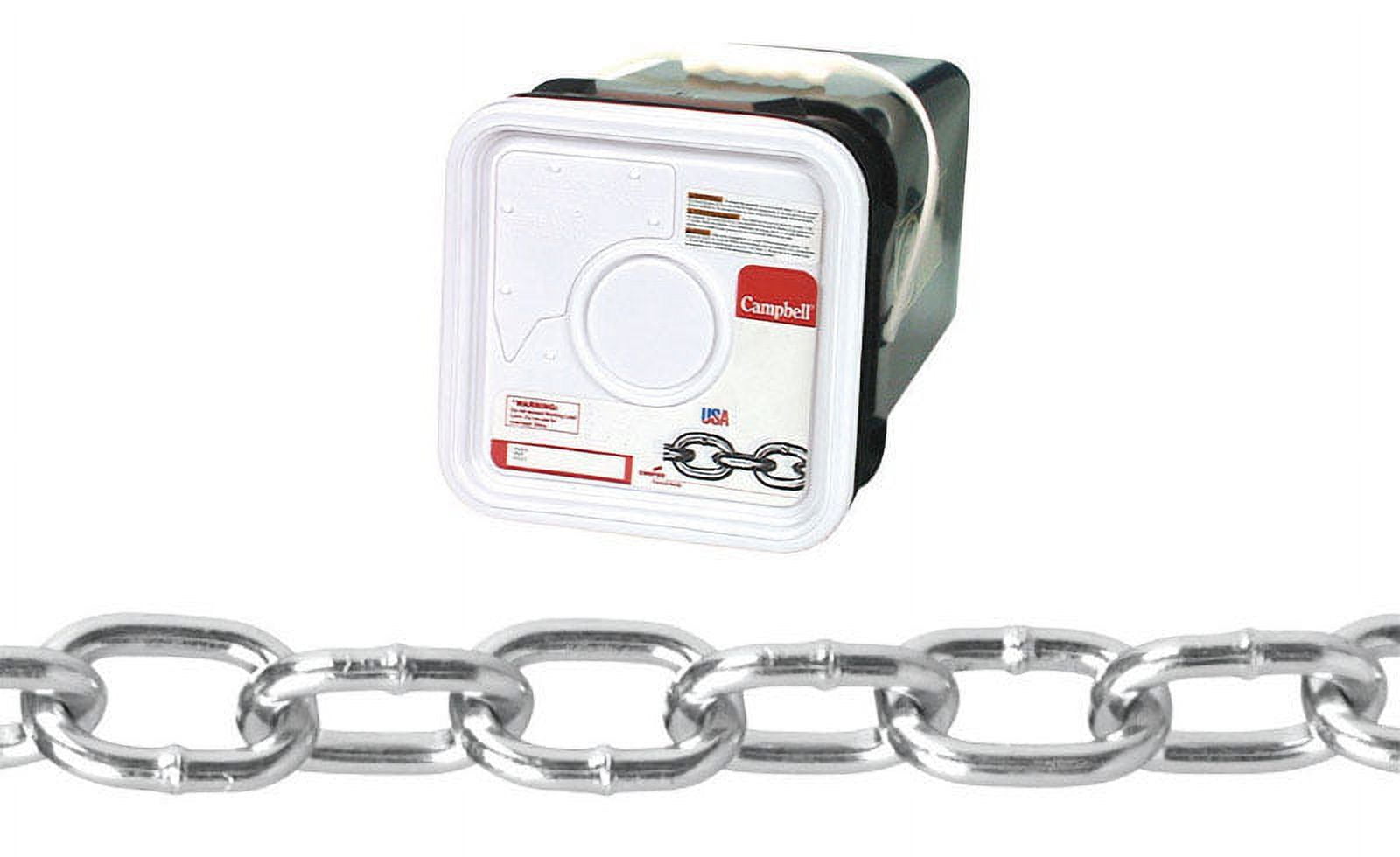 Campbell 0309526 Chain No. 2/0 Passing Link Carbon Steel 3/16" D X 200 ...