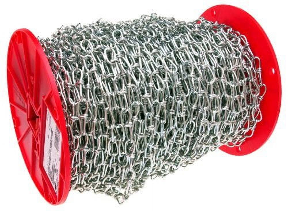 Campbell 0724627 Low Carbon Steel Inco Double Loop Chain on Reel, Zinc ...