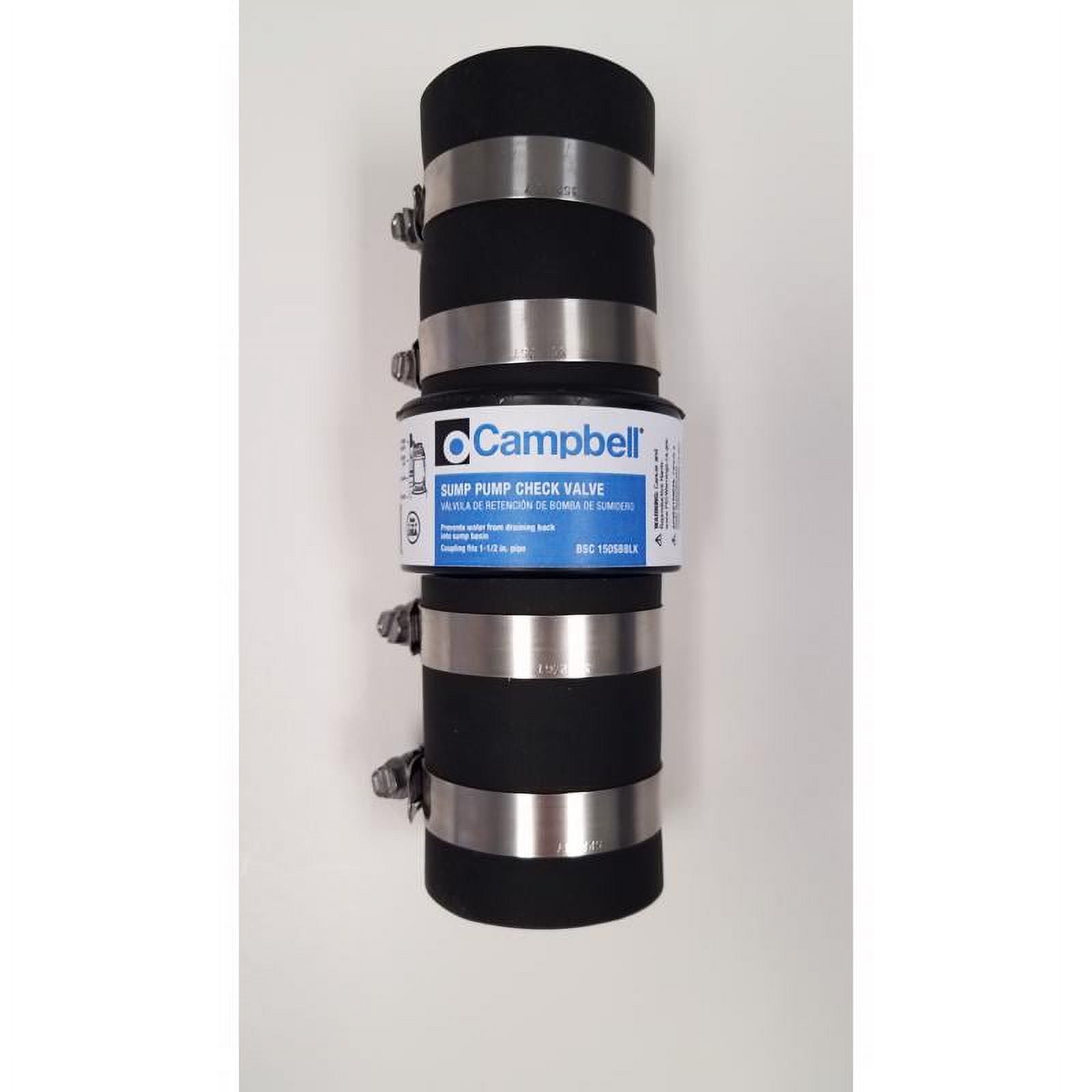 Campbell 1-1/2 in. D X 1-1/2 in. D Plastic Swing Check Valve - Walmart.com
