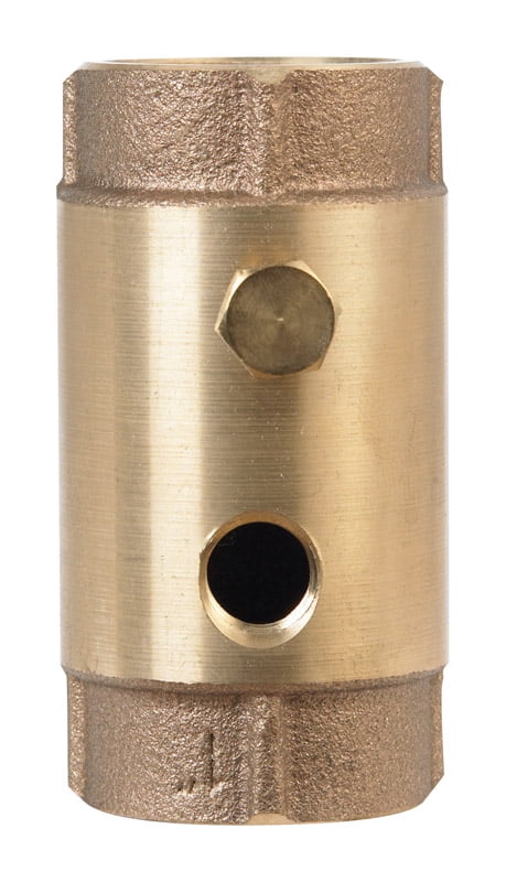 Campbell 1 in. D X 1 in. D Red Brass Spring Loaded Check Valve ...