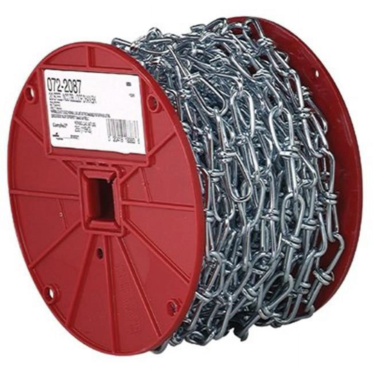 Campbell Double Loop Chain - Carbon Steel, Zinc Plated - 150 ft, #3/0 ...