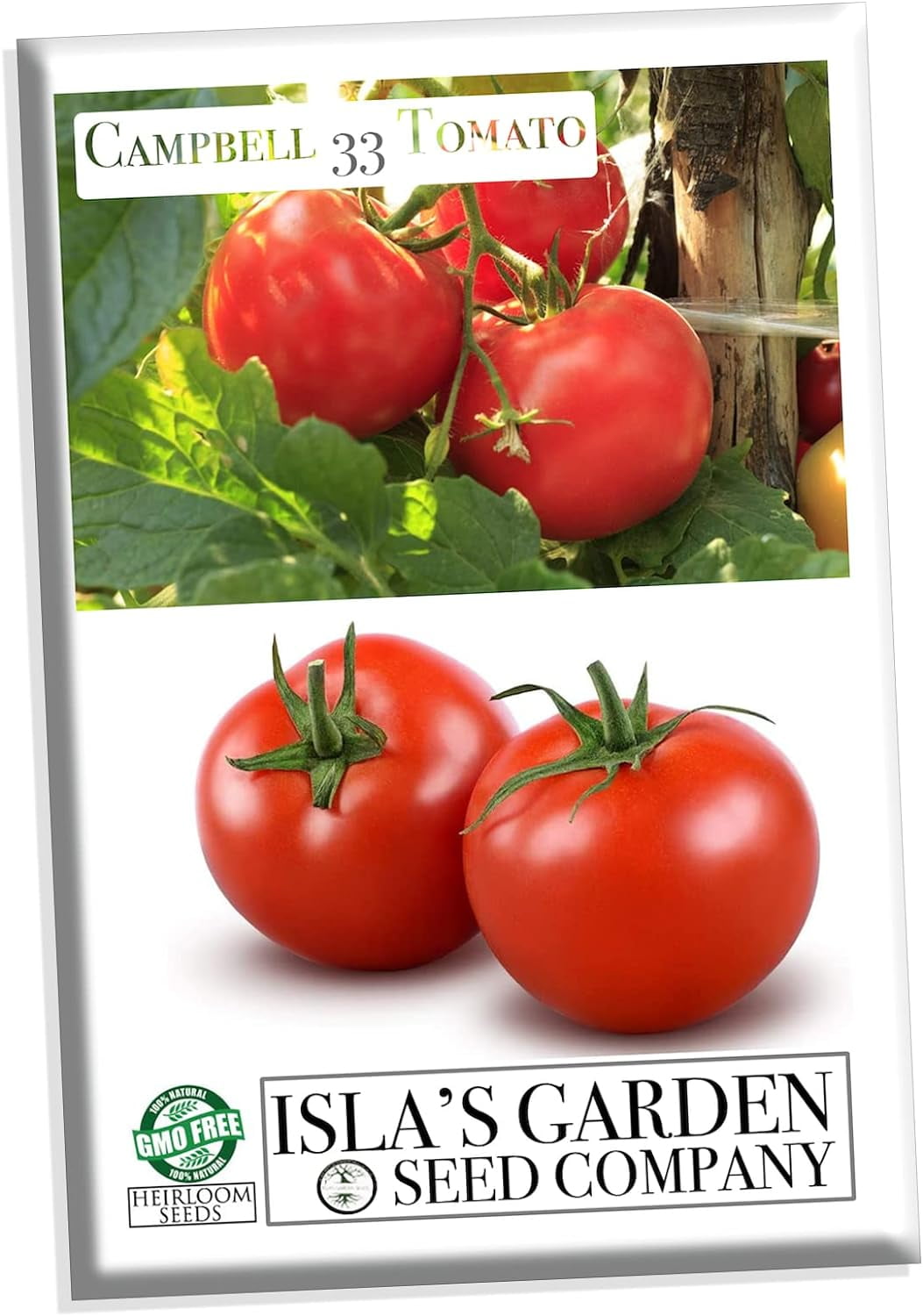 Campbell 33 Tomato Seeds for Planting, 100+ Seeds Per Packet, Non GMO Seeds, Botanical Name ...