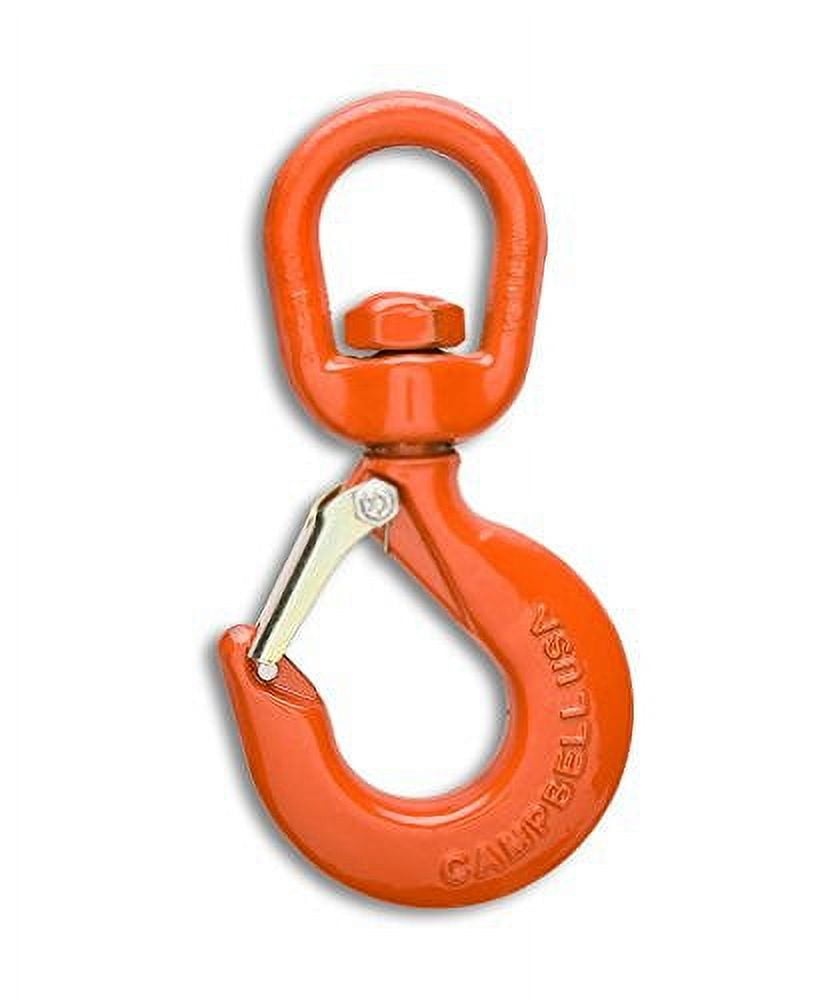 Campbell 3942405IL #4,1.5T SWIVEL HOIST HOOK W/LATCH - Walmart.com