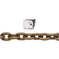 Campbell 0510526 Transport Chain, 5/16 in, 50 ft L, 4700 lb Working Load, 70 Grade, Carbon Steel ...