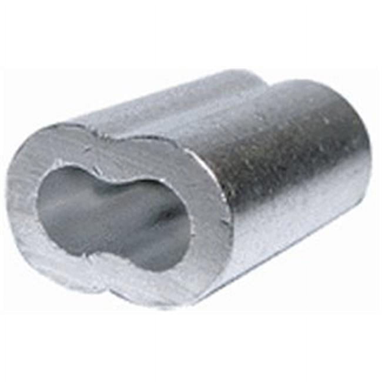 Campbell 7670814 Cable Ferrule, 3/32 in Dia Cable, Aluminum - Walmart.com