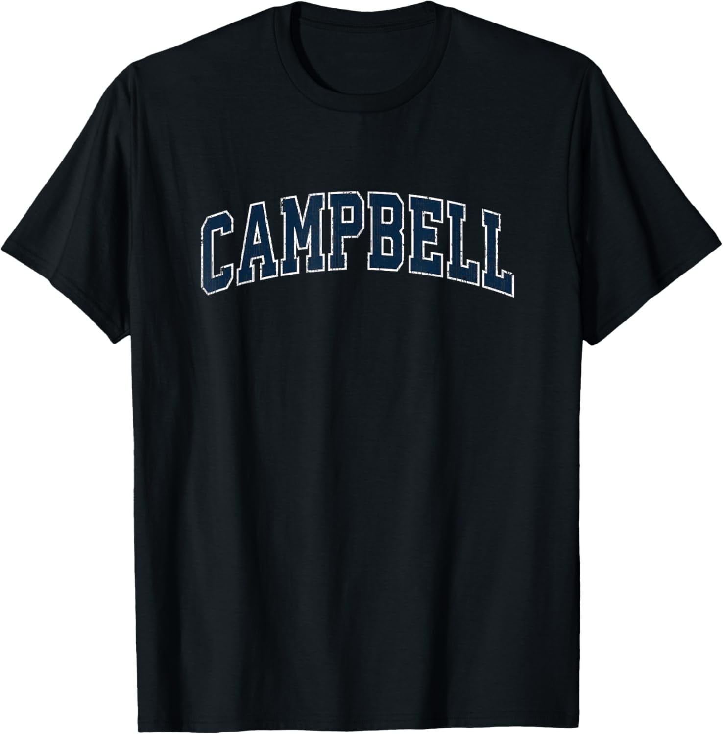 Campbell California CA Vintage Sports Design Navy Design T-Shirt ...