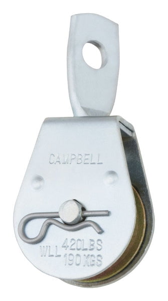Campbell Chain 1-1/2 in. Dia. Zinc Plated Steel Swivel Eye Single ...