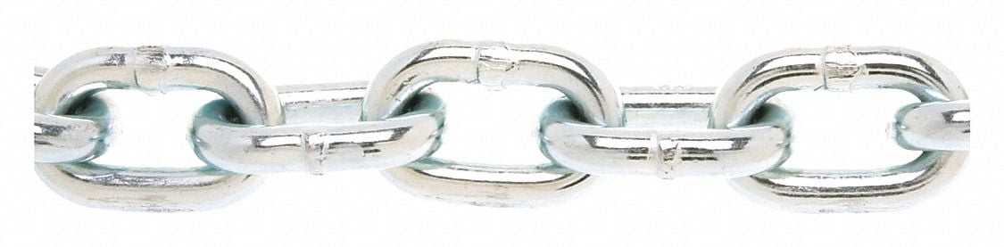 Campbell Chain & Fittings Chain,20ft,3/16in,Proof Coil,Zinc Plated ...