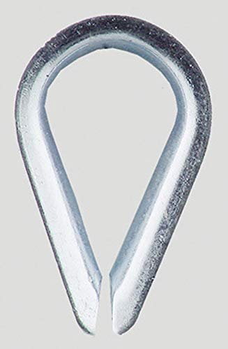 Campbell Chain Galvanized Zinc Wire Rope Thimble 1/2 in. L - Total Qty ...