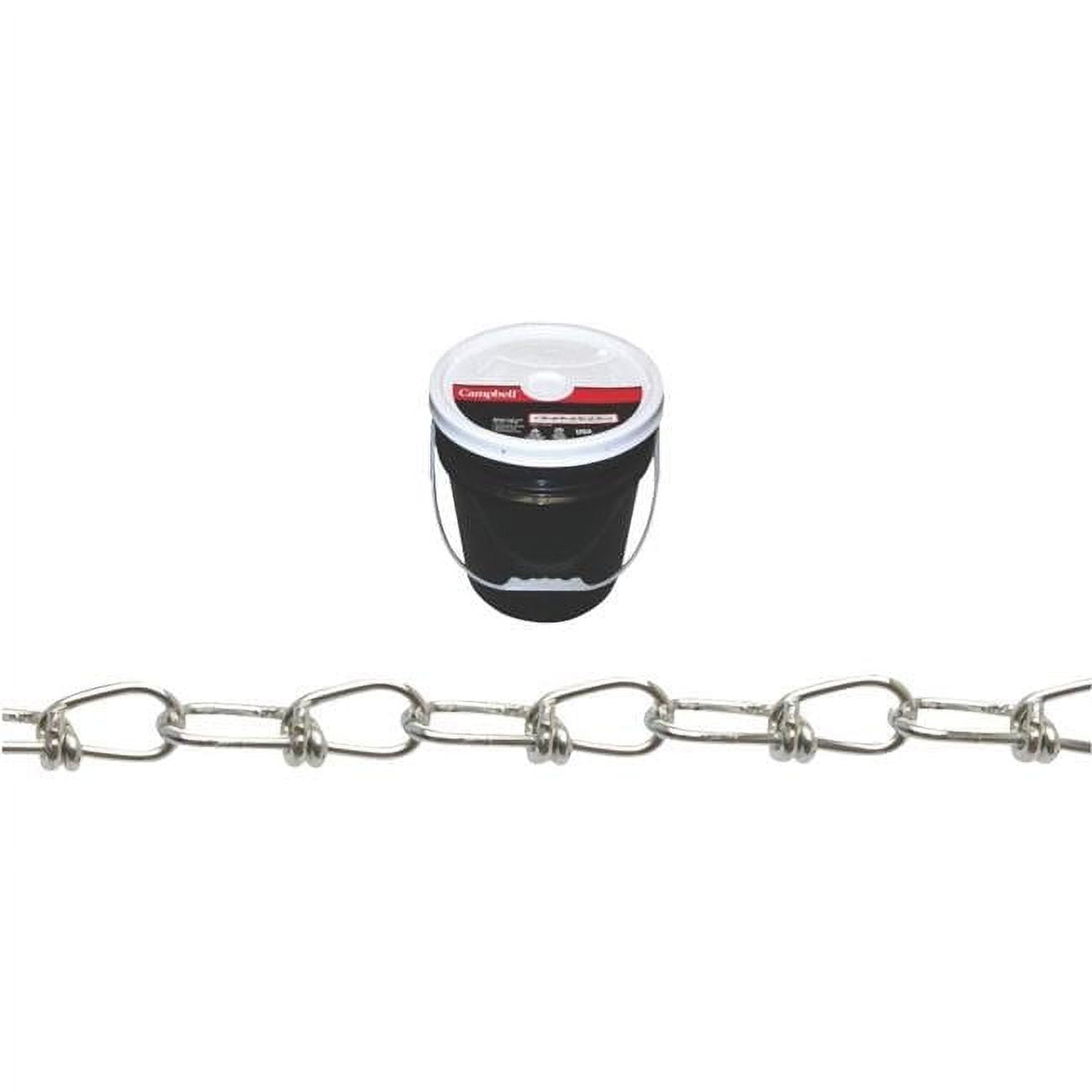 Campbell Chain No.2-0 Double Loop Carbon Steel Chain - 0.14 in. Dia. x ...