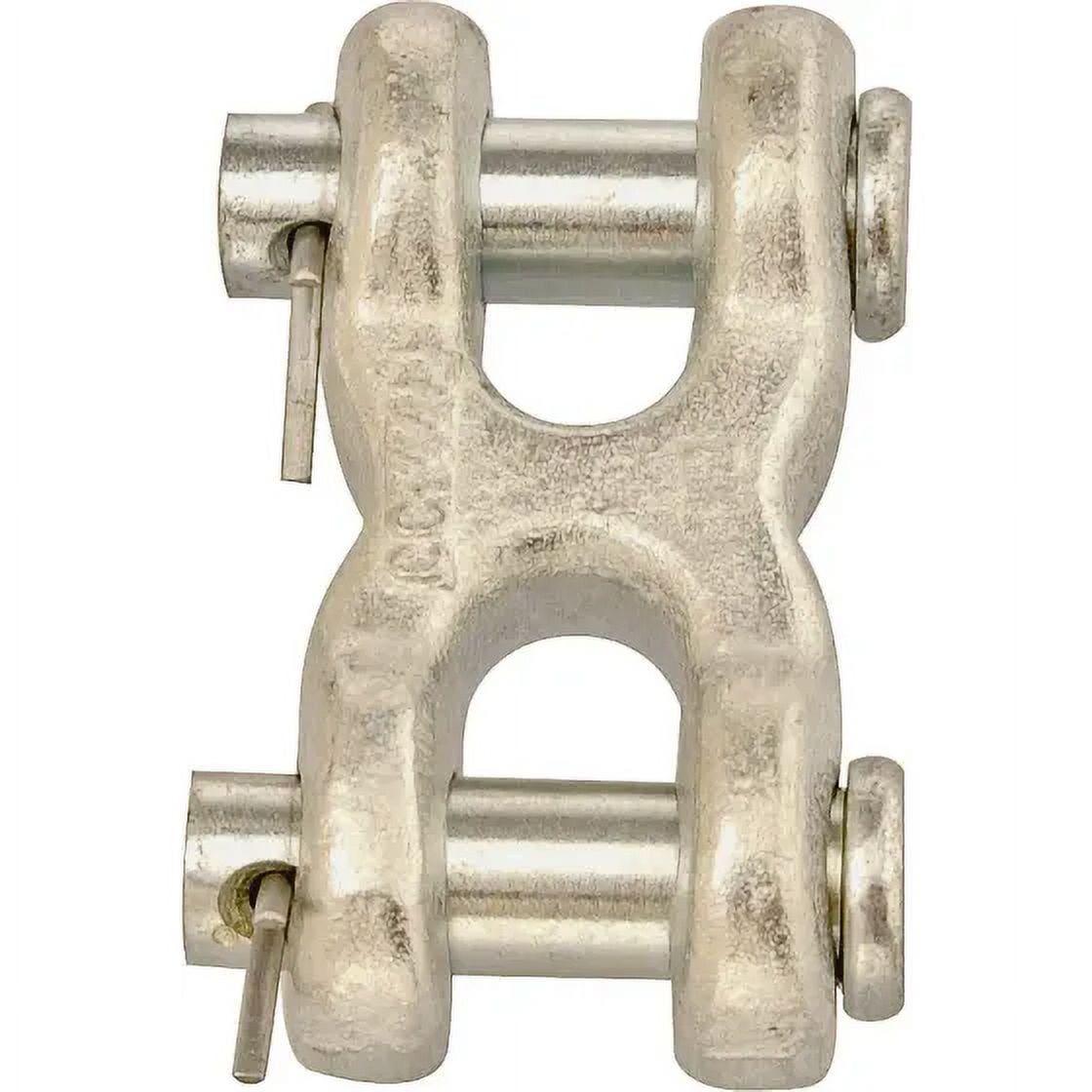 Campbell Chain T5423301 Double Clevis Links 3/8 Inch Zinc Plated Forged ...