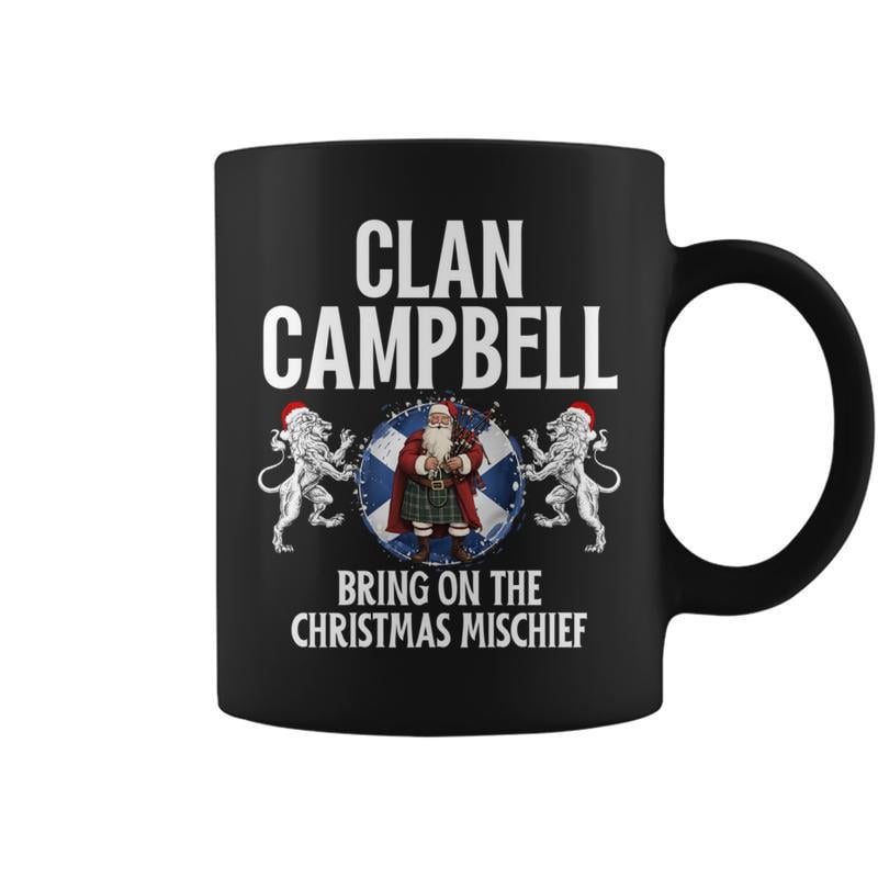 Campbell Clan Christmas Scottish Family Name Party Coffee Mugs ...