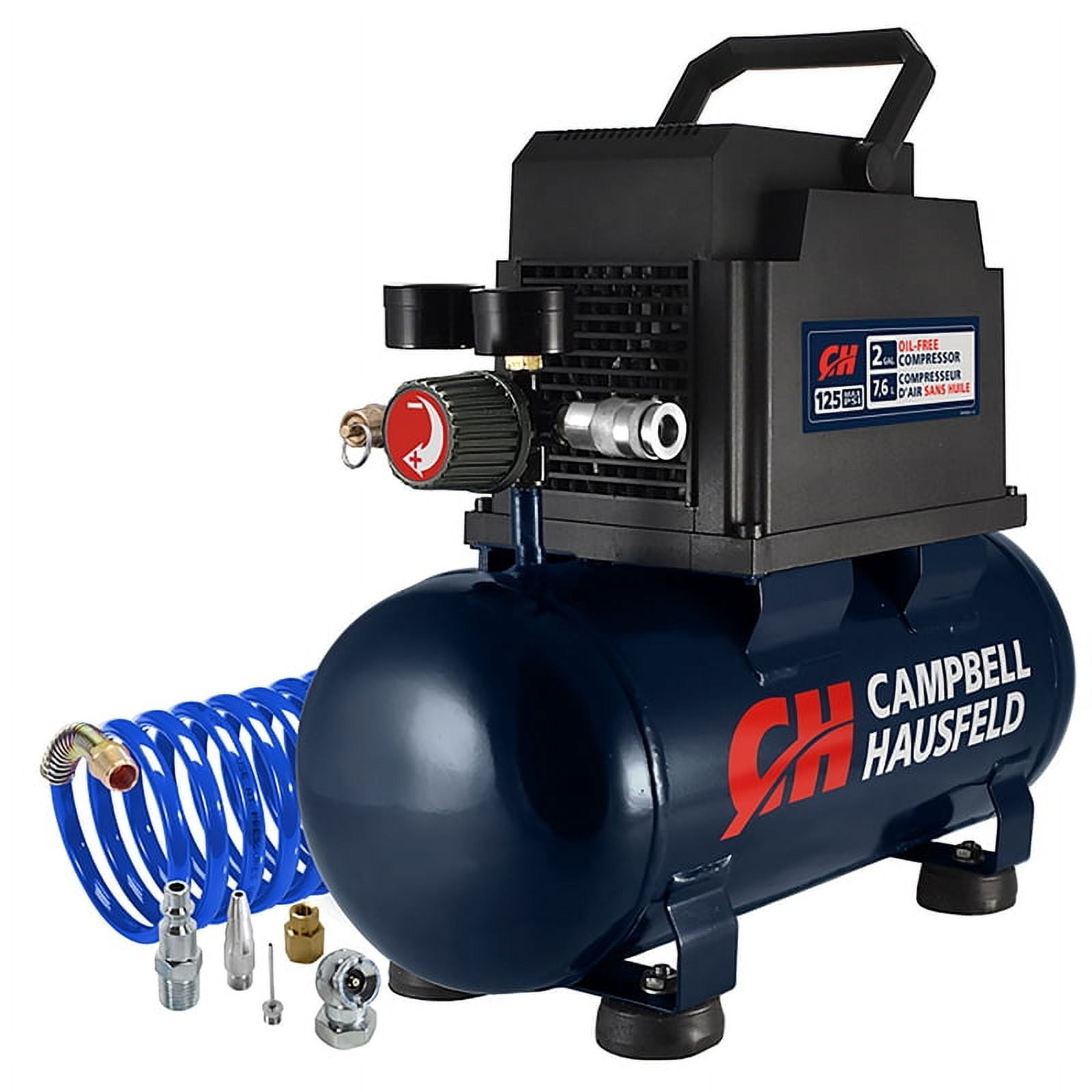 Campbell Hausfeld 1016481 2gal Horizontal Portable Air Compressor ...