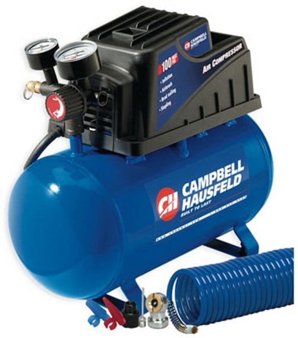 Campbell Hausfeld Mini Air Compressor, Horizontal, Small Nozzle ...