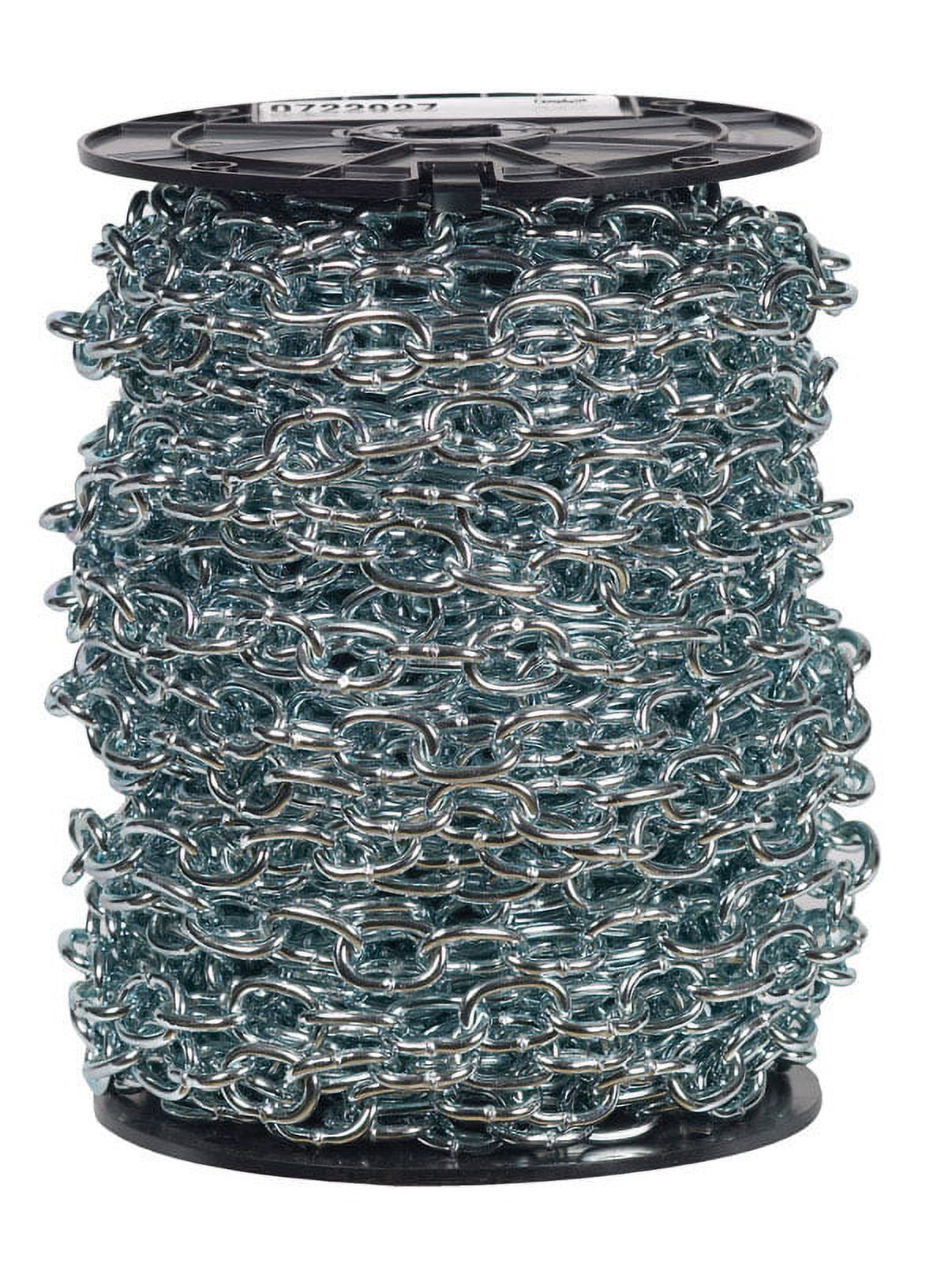 Campbell No. 2/0 Passing Link Carbon Steel Chain 3/16 in. D X 125 ft. L ...