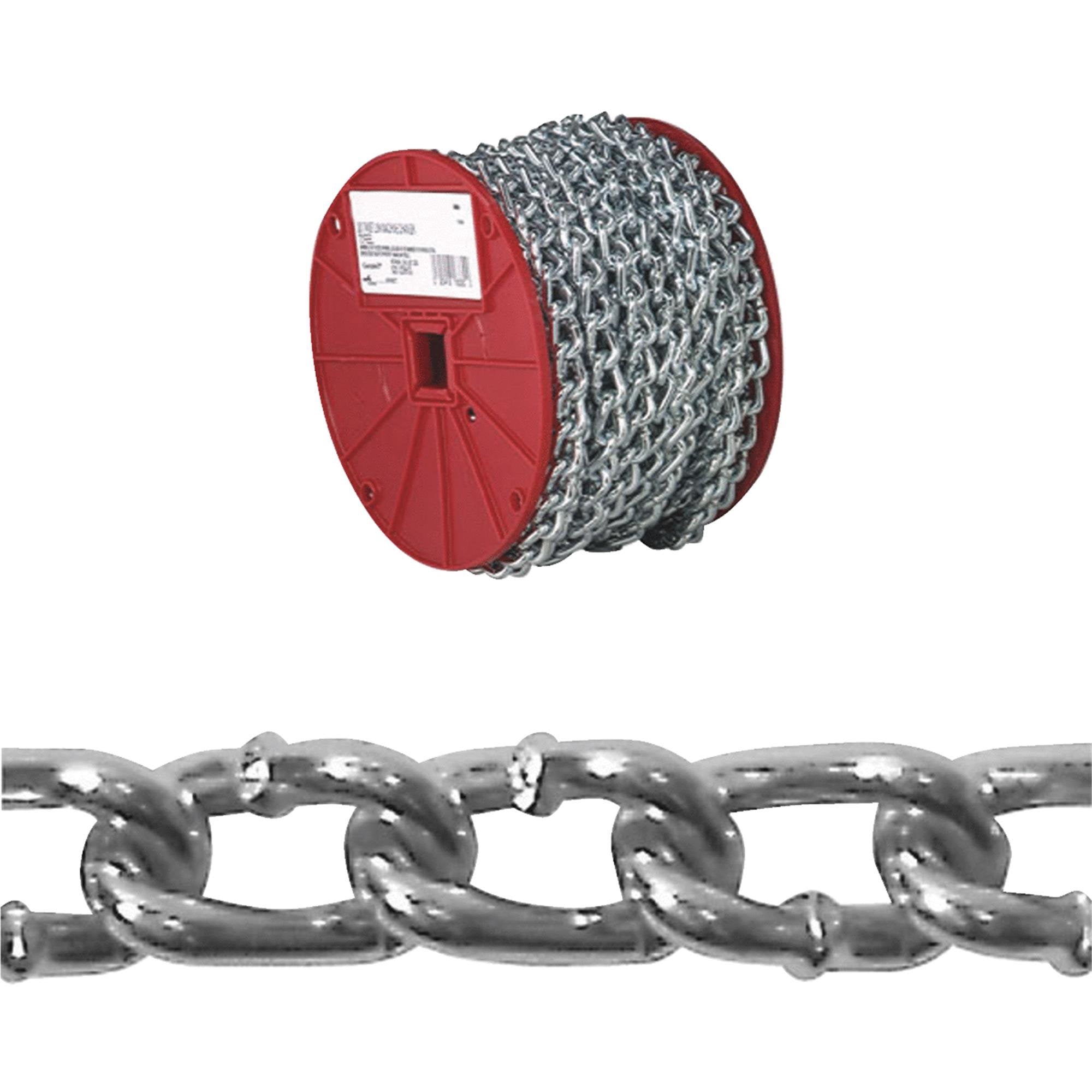 Campbell No. 2 Twist Link Carbon Steel Machine Chain 5/32 in. D X 125 ...