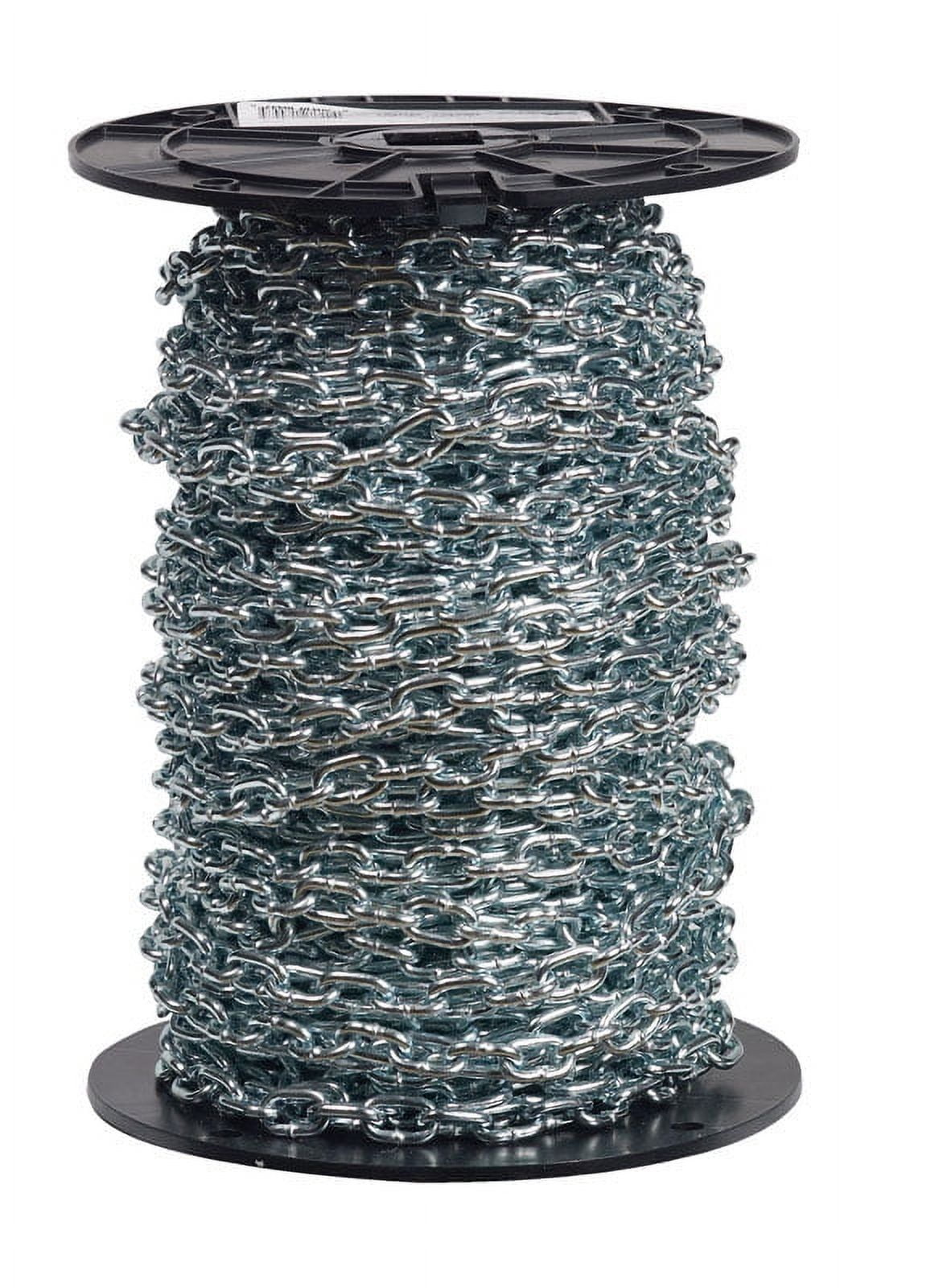 Campbell No. 2 in. Straight Link Carbon Steel Machine Chain 0.15 in. D ...