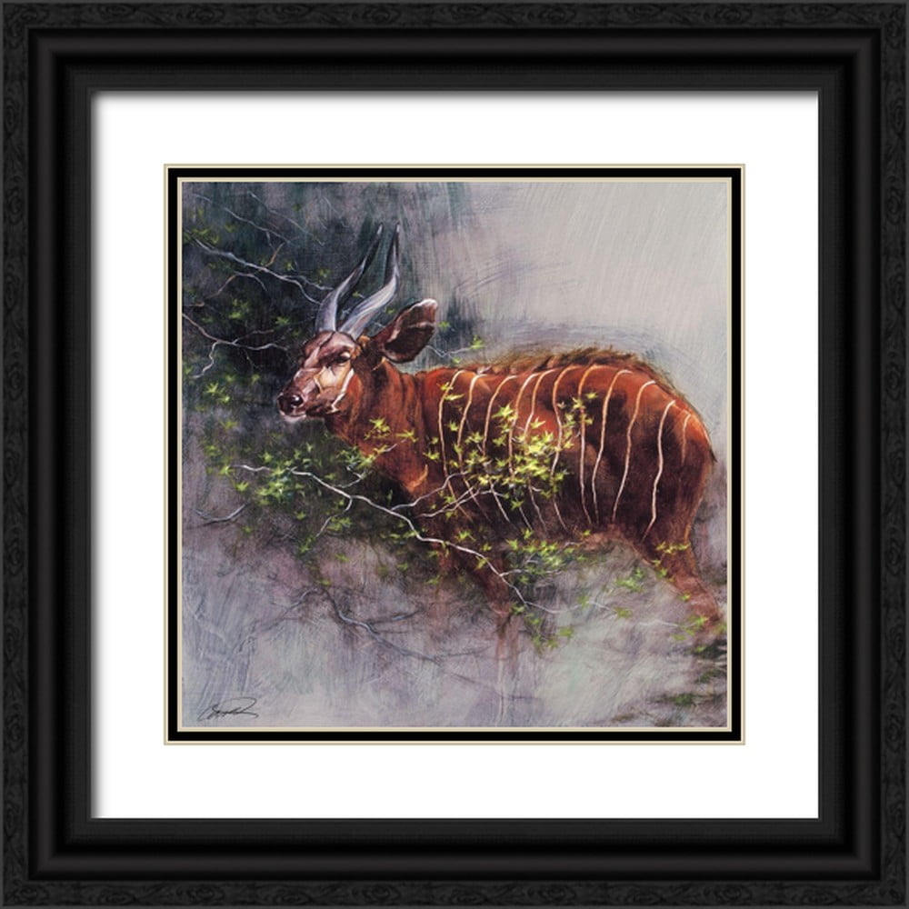 Campbell, Robert 15x15 Black Ornate Wood Framed with Double Matting ...